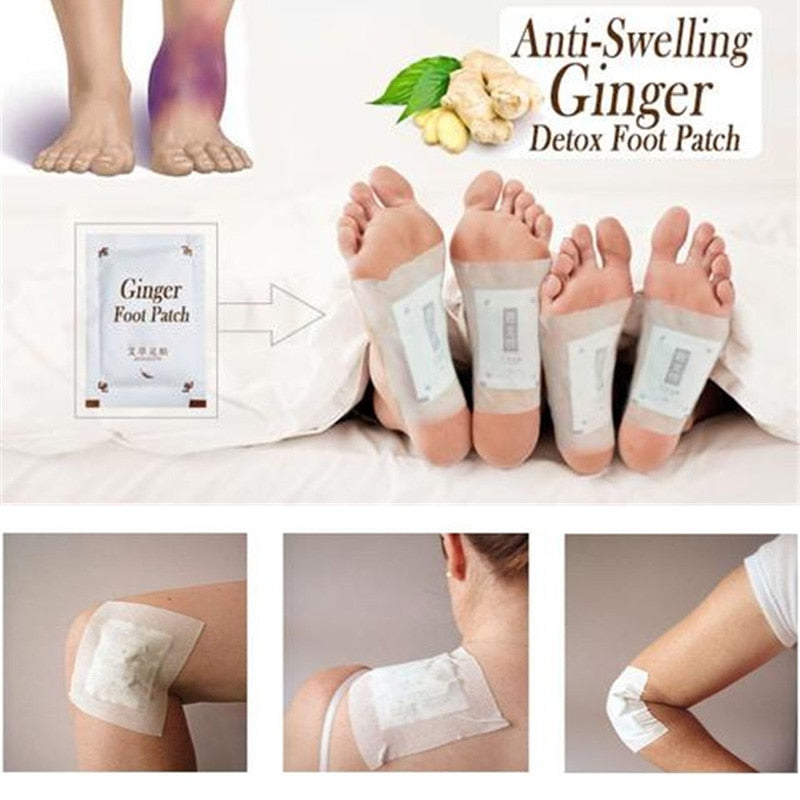 Ginger Detox Foot Pads (10 Pieces Set) – PrettyDangCool
